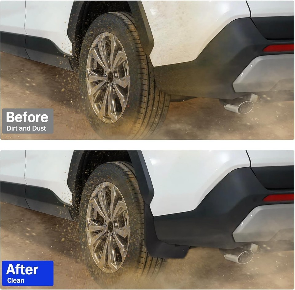 Peleus Upgraded Mud Flaps for Toyota RAV4 and RAV-4 Hybrid 2025-2019 ...
