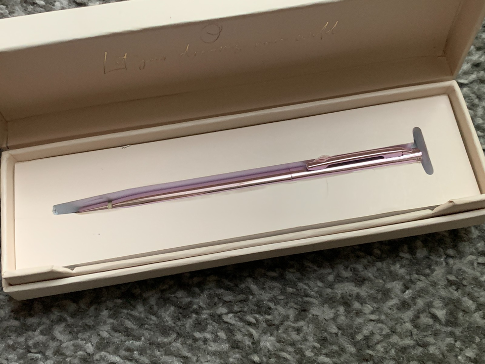 Olivia Burton London Ballpoint Pen Pink Boxed | eBay UK