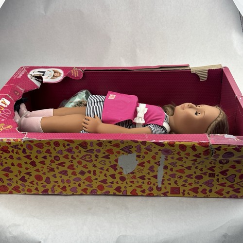 Our Generation Dolls Isa 18 Inch Deluxe Doll with Book Heavy Damaged ...