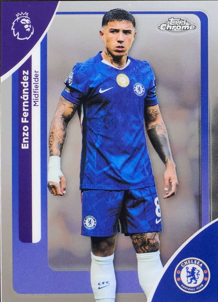 2025-26 Topps Chrome Premier League - Enzo Fernandez #66 for sale | eBay