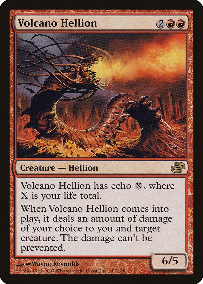 MTG Magic the Gathering Volcano Hellion (111/168) Planar Chaos LP | eBay