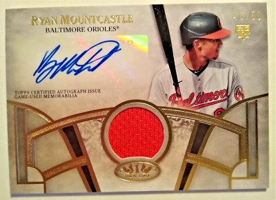 2021 Topps Tier One RYAN MOUNTCASTLE Autograph Relic #46/50 RC SP Auto ...