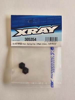 XRAY X4-2023 Aluminum Wheel Hub (Spring Clip) -0,5mm Offset (2 ...