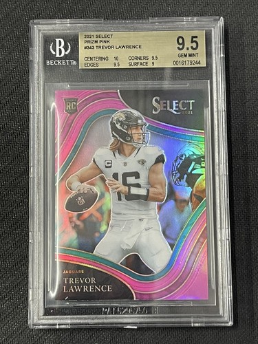 2021 Panini Select Trevor Lawrence PINK Prizm #’d 3/10 SSP RC Rookie ...