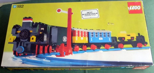 LEGO Rare Vintage D 182 Eisenbahn Box 1970 er Jahre mit ...