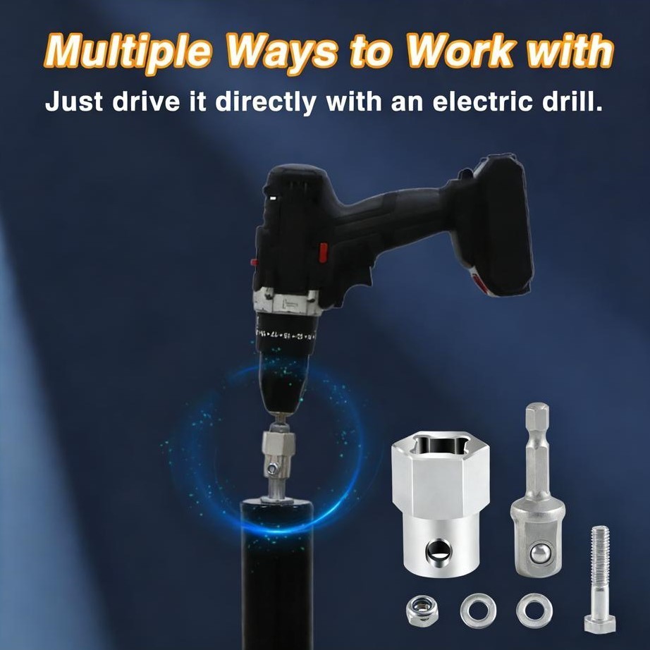 Crank Handle Adapter Drill Adapter Rust Resistant Compact Design ...