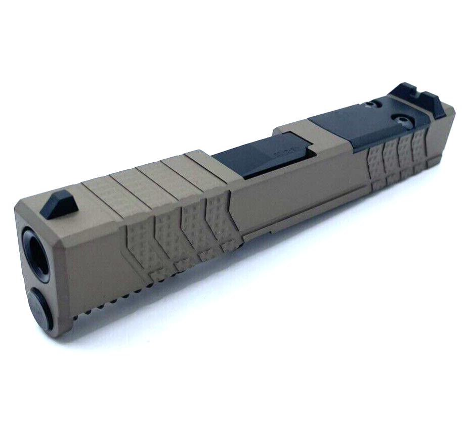 High Table Glock 43 43x Complete KN FDE Slide Micro RMSC Optic Cut ...