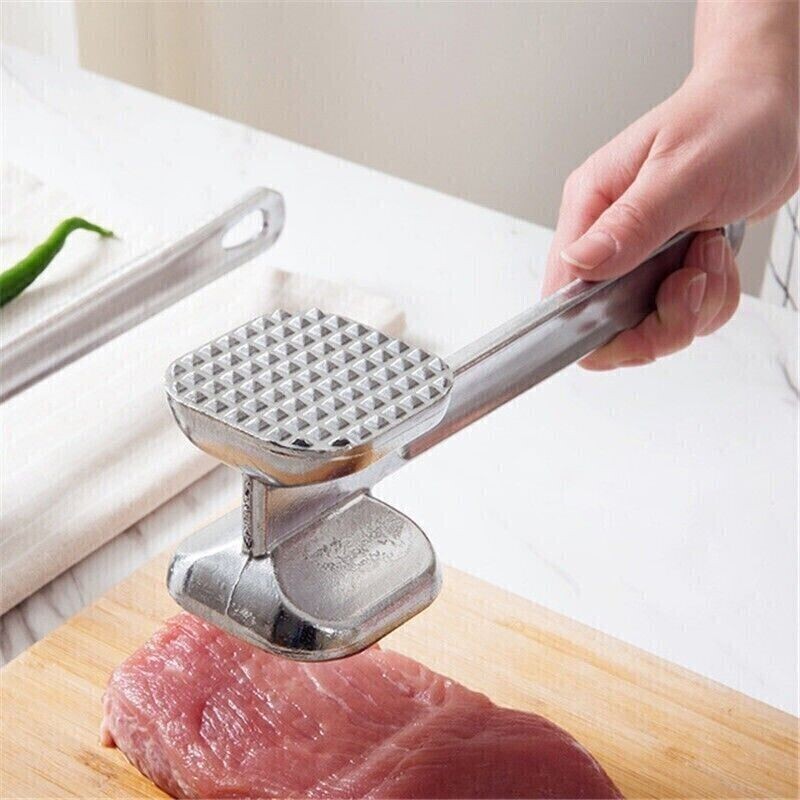 9" Double Side Meat Tenderizer Steak Mallet Food Hammer Beef Pork ...