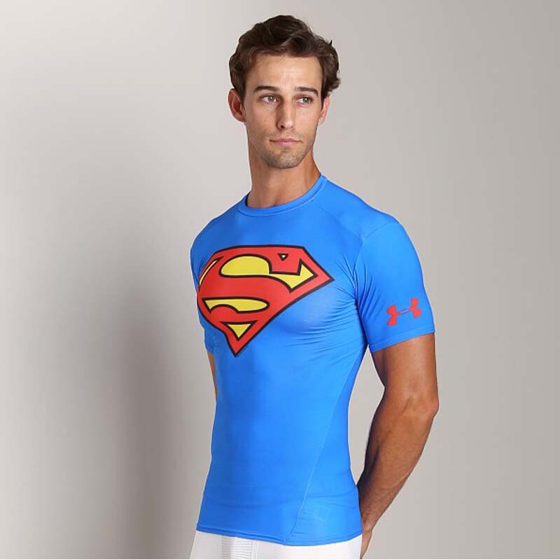 Under Armour x Superman Compression Shirt Blue (1244399-401) Men's size ...