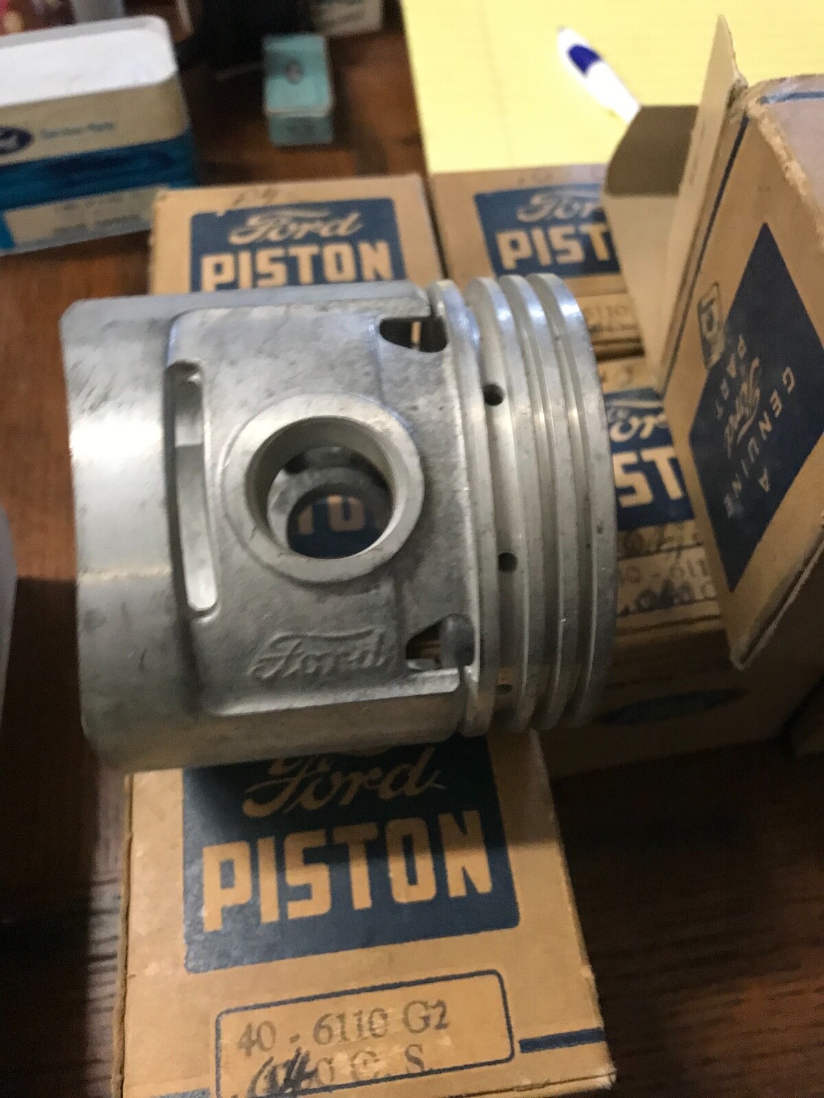 FORD NOS PISTON SET 85 HP 40-6110-G .040 OS FLATHEAD HOT ROD | eBay