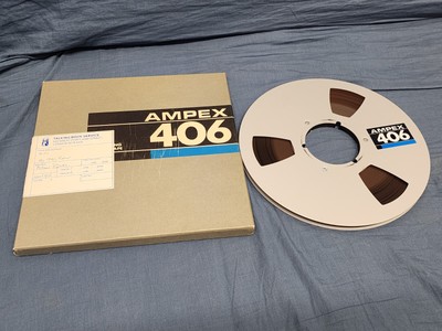 Ampex 406 Reel To Reel Tape 10.5" x 1/4" W/ Box | eBay