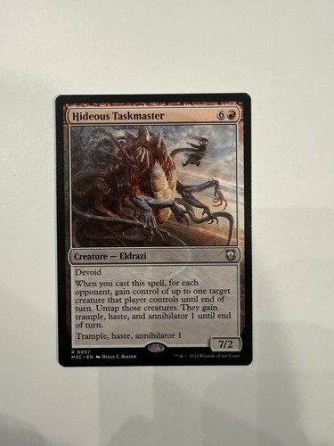 MTG Hideous Taskmaster #0057 M3C NM Regular | eBay