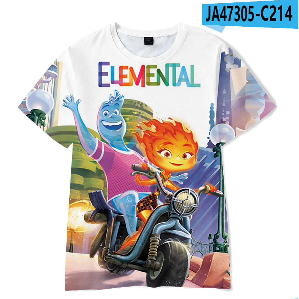 Kid's Elemental Wade Ember 3D T shirt short sleeve shirt Casual summer tee tops | eBay
