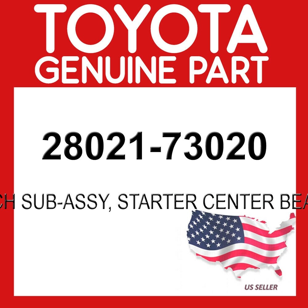 Toyota Genuine 28021-73020 Clutch Sub-Assy Starter Center Bearing OEM ...