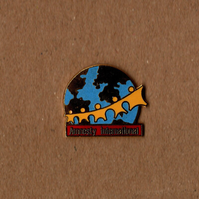 pin's Amnesty International (EGF doré) hauteur: 2,1 cm | eBay