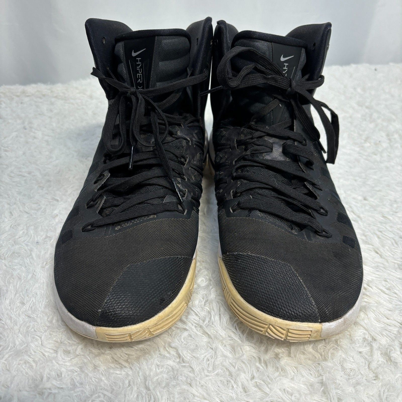 2016 Nike Zoom Hyperdunk High Top Shoes 844368-001 Black White Size 13 ...