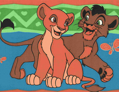 DISNEY THE LION KING SIMBA'S WALLPAPER BORDER - WL6813 | eBay UK