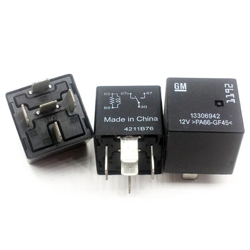 2PCS GM 13306942 Power Relay 12VDC 5Pin #A7 | eBay