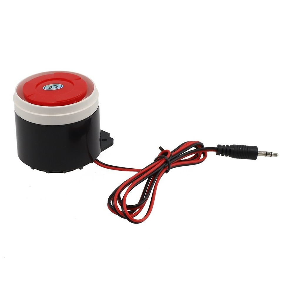 High Powered Home Security Siren 120dB Loud Sound Alarm System DC12V ...