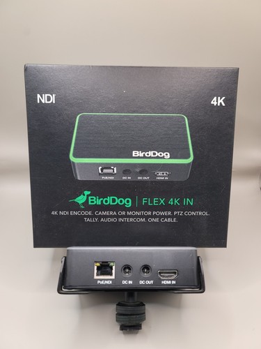 BIRDDOG FLEX 4K HDMI IN to Full NDI Encoder with Camera Mount - US | eBay