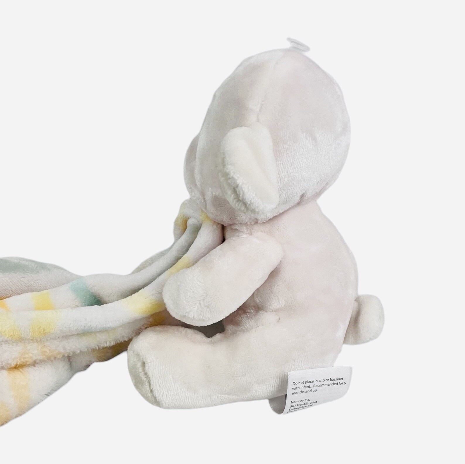 Costco Little Miracles Lamb Plush Lovey Pastel Pink Chevron Security ...