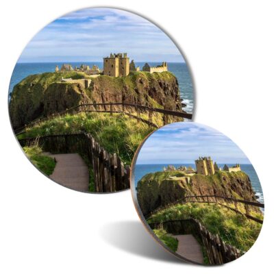 Mouse Mat & Coaster Set Historic Dunnottar Castle Aberdeen Scotland ...