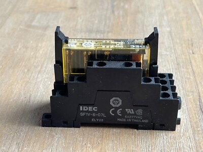 IDEC RF1V-4A2B-D24 RELAY 14 PIN WITH IDEC SF1V-6-07L SOCKET BASE | eBay