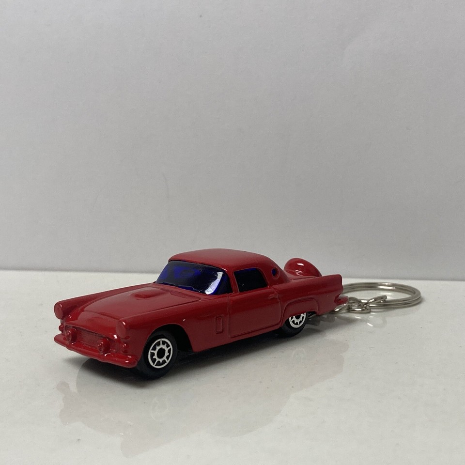 RARE KEY CHAIN RED FORD THUNDERBIRD CUSTOM LIMITED EDITION 1956 | eBay