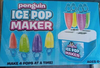 PENGUIN 4 Piece Ice Pop Maker Molds | eBay