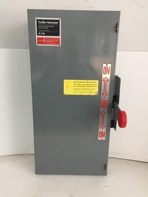 CUTLER HAMMER DT321UGK 30 AMP 240 VOLT 3 PHASE DOUBLE THROW SWITCH..D ...