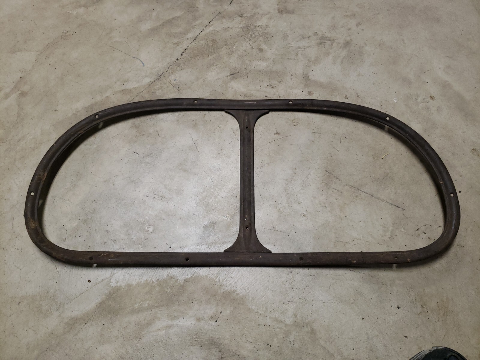 1937-1940 Ford Sedan Rear Window Interior Garnish Moulding w/ Center ...