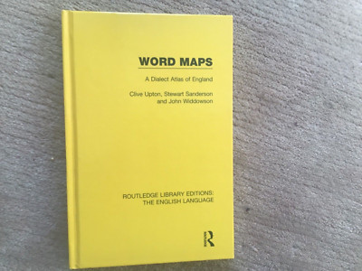 Word Maps: a dialect atlas of England | eBay