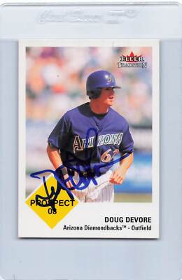 2003 Fleer Tradition #455 Doug Devore Diamondbacks Signed Auto *H6756 | eBay