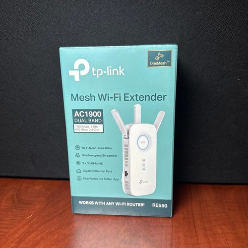 TP-Link RE550 AC1900 Wireless Dual Band Wi-Fi Range Extender Booster ...