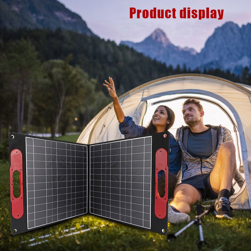 300W Portable Solar Panel Waterproof Foldable For Power Station Charge ...
