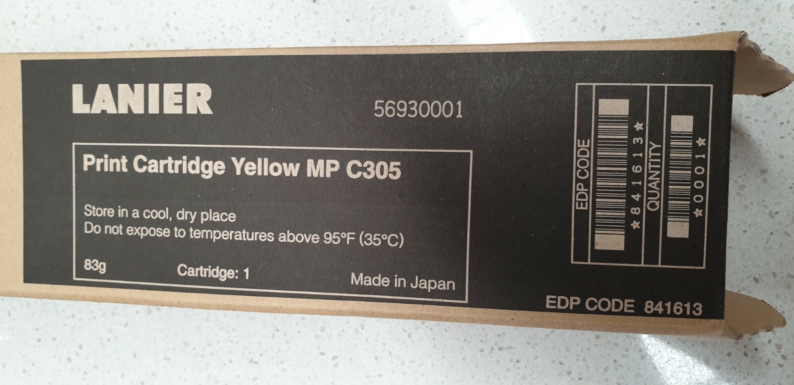 3 Pack Genuine Lanier 841611 841612 841613 Cyan Magenta Yellow MPC305 ...