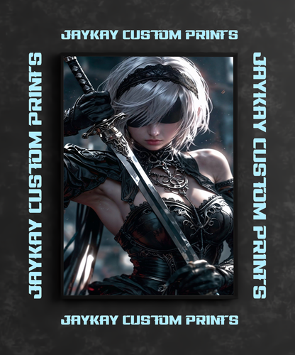 2B Nier: Automata Square Enix Video Game Poster Print - No Frame | eBay