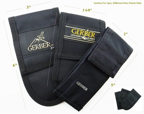 3pcs. Different Sizes BRAND NEW,UNUSED GERBER MULTI TOOL/KNIFE POUCH SHEATH NR!. | eBay