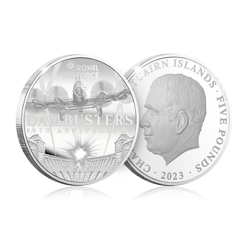 RAF Gift Dambusters 80th Anniversary Royal Air Force Coin £5 BU 2023 ...