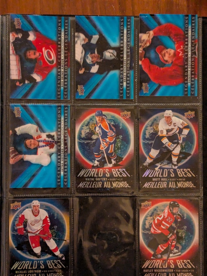 NHL Hockey Tim Hortons legends 2023 Set Binder Worlds Best, Base Etc ...