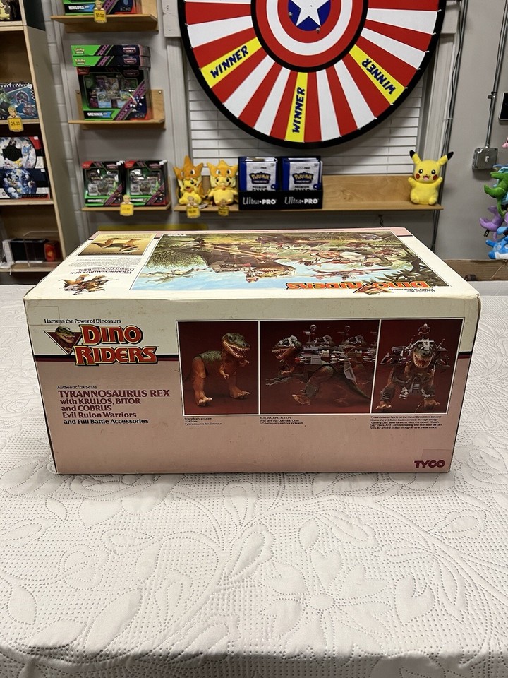 Dino Riders T-Rex Sealed Tyco MISB Tyrannosaurus Rex Complete 1988 RARE ...