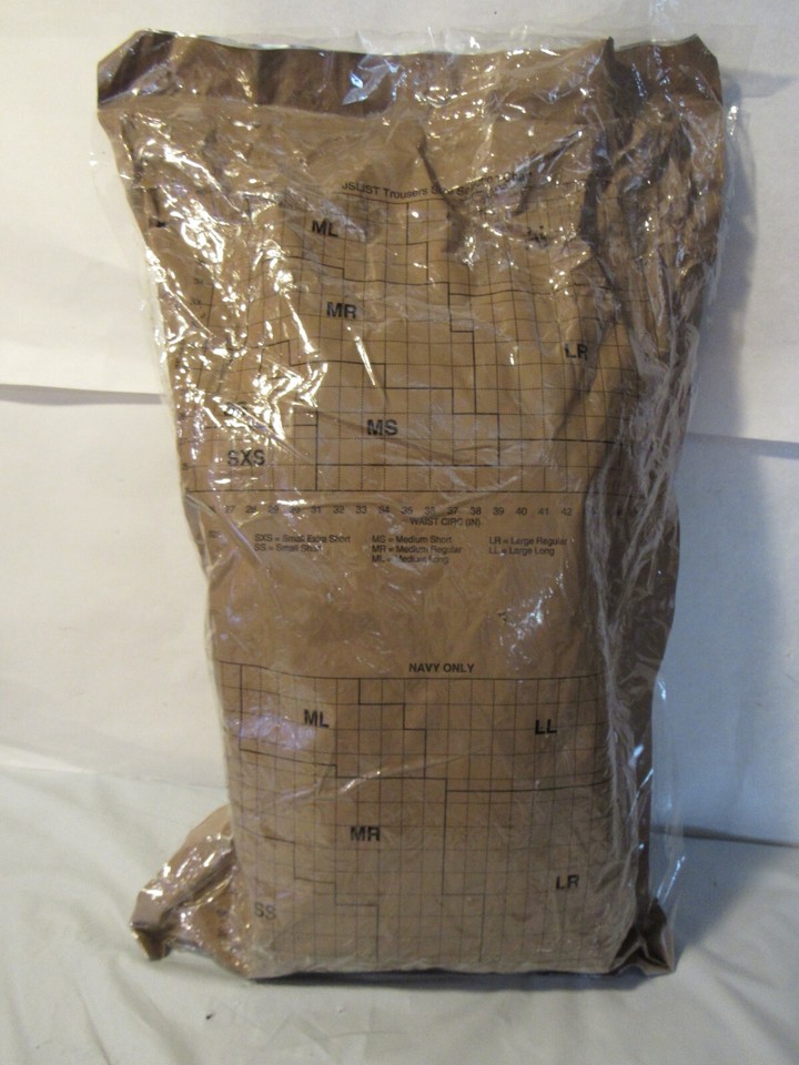 US Military JSLIST Chemical Trousers Desert Camo MEDIUM-REG 8415-01-444 ...