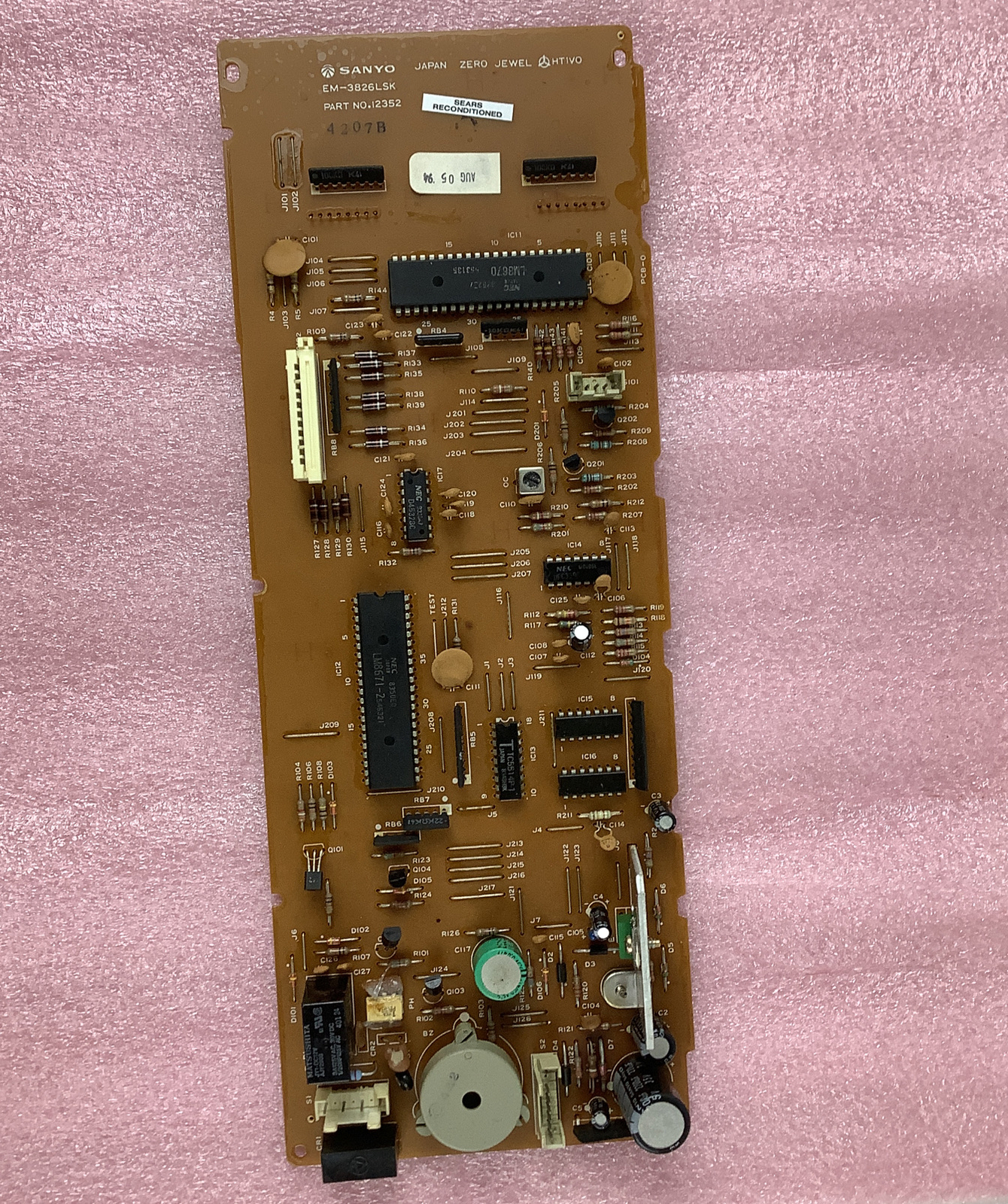 Kenmore Microwave Control Panel Assembly Board Sanyo | eBay