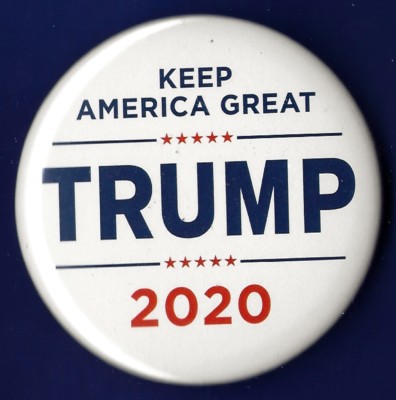 2020 Donald Trump 2-1/4" / Presidential Campaign Button (Pin 09W) | eBay
