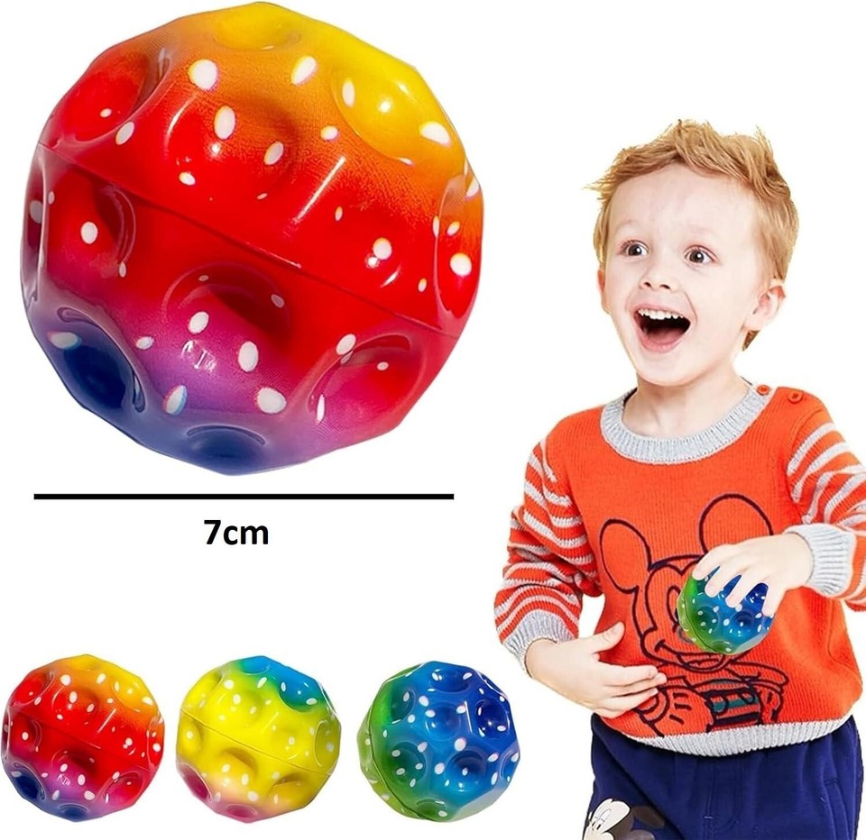 Extreme High Bouncing Ball Space Ball Bouncy Ball Outdoor Throw Catch ...