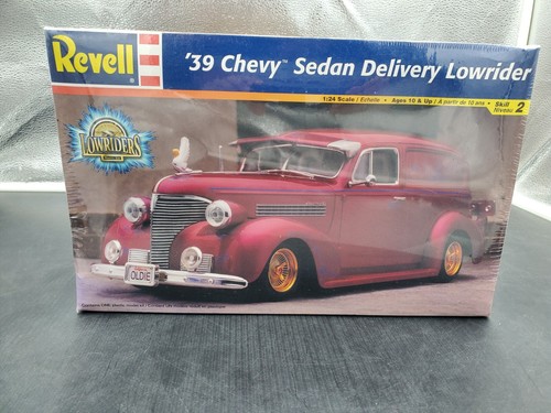 Revell 39 Chevy Sedan Delivery Lowrider Skill 2 Sealed Model Kit dented ...