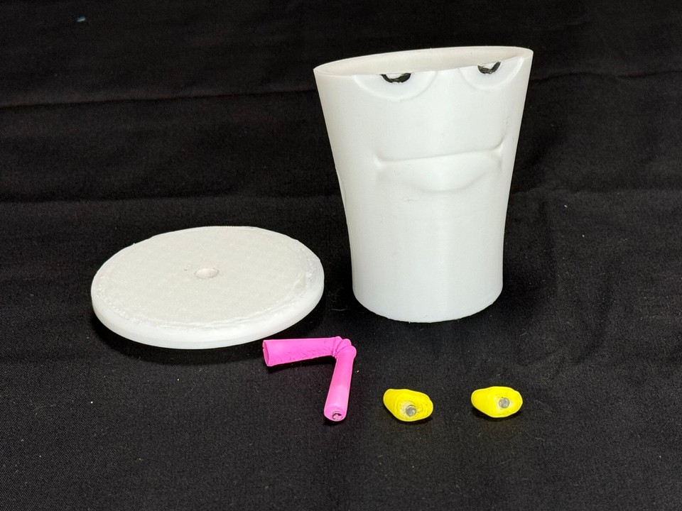 3D Printed Master Shake Figure 5” – Aqua Teen Hunger Force Toy w ...