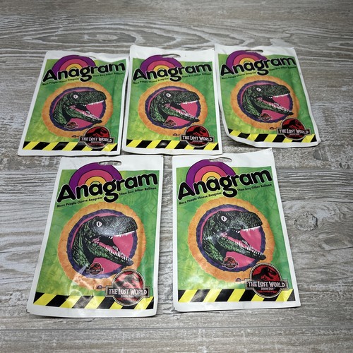 Lot Of 5 Vintage Mylar Balloons Jurassic Park 1997 Anagram Sealed | eBay