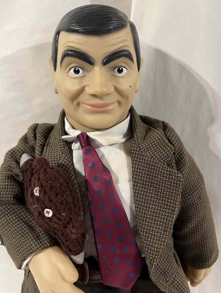 RARE Mr Bean & Teddy Doll Figure 1997 21 Inch Rowan Atkinson ITV 1990s ...