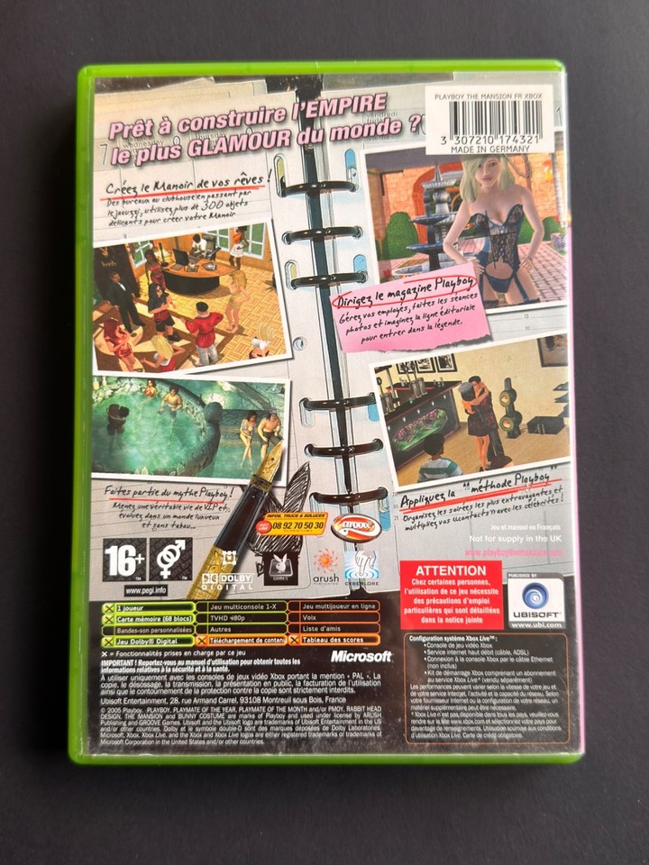 Xbox 1er Génération - Playboy: The Mansion - PAL / FR | eBay UK
